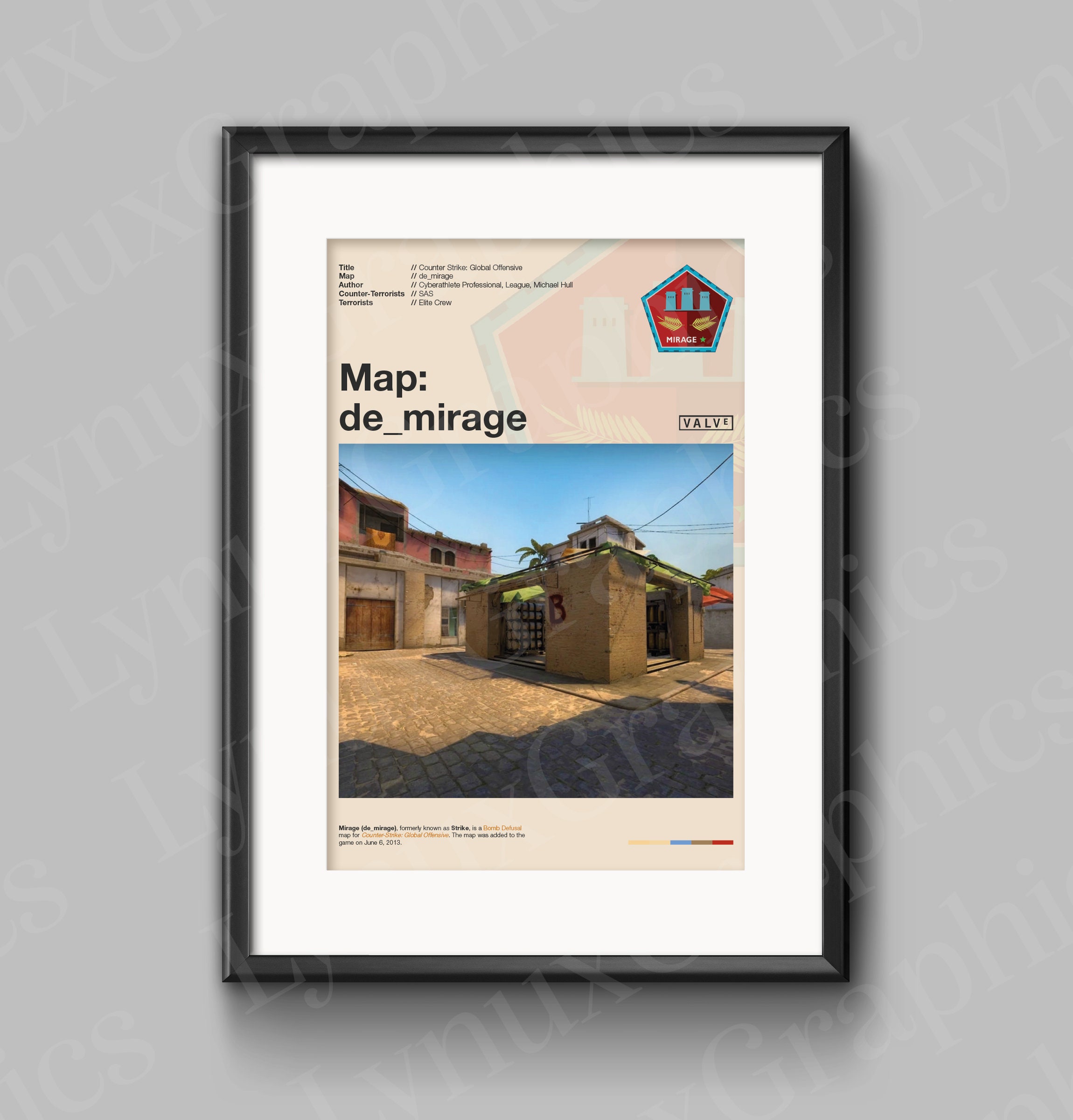 Counter Strike Poster Digital Download Gaming Gifts CSGO - Etsy