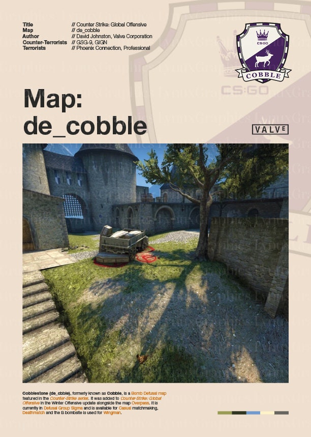 Counter Strike Poster Digital Download Gaming Gifts CSGO - Etsy