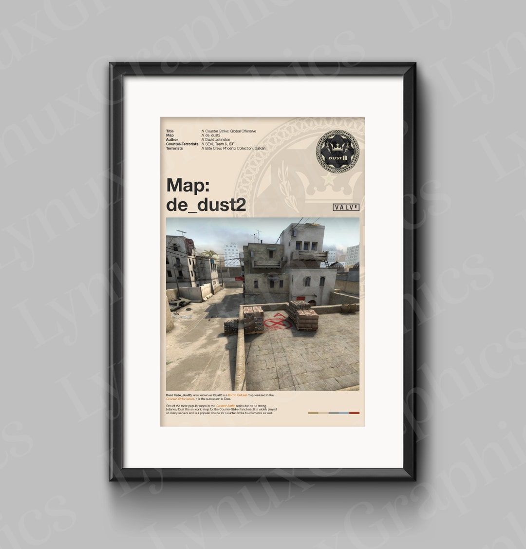 Counter Strike Poster, Digital Download Gaming Gifts, CSGO Poster ...