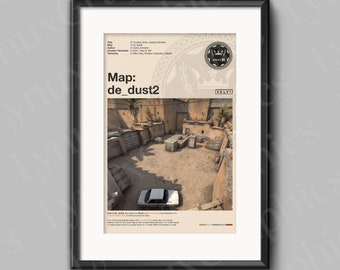 Counter Strike Poster, Digital Download Gaming Gifts, CSGO Poster ...