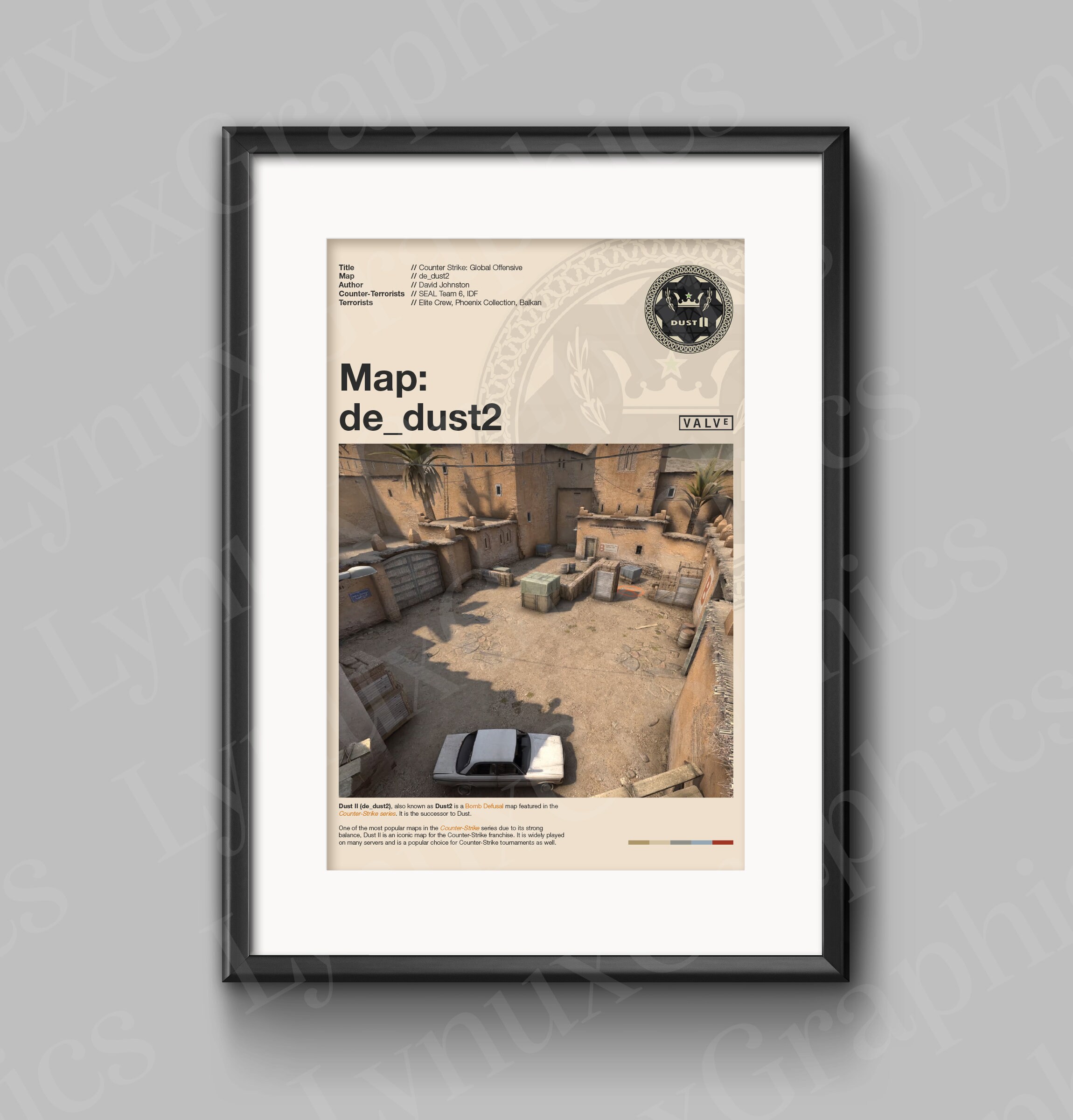 Counter Strike Poster Digital Download Gaming Gifts CSGO - Etsy