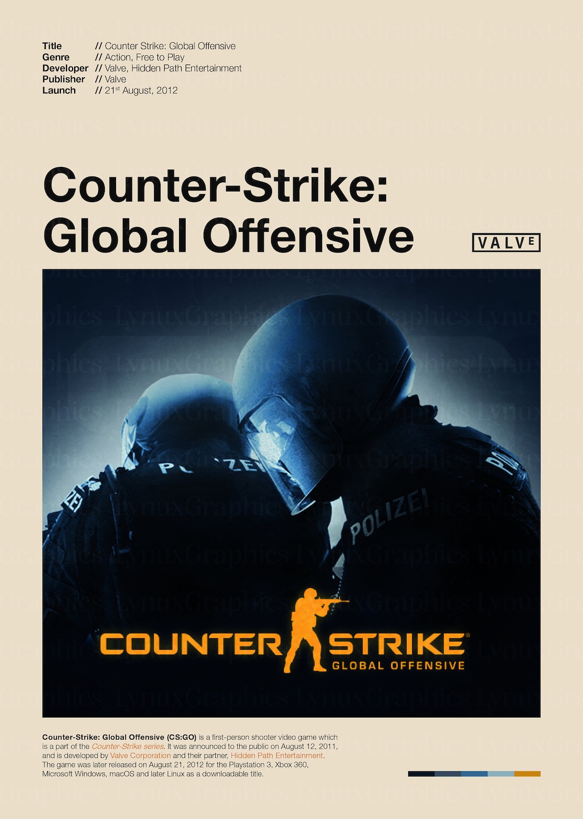 Counter Strike Poster, Digital Download Gaming Gifts, CSGO Poster ...