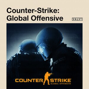 Counter Strike Poster, Digital Download Gaming Gifts, CSGO Poster ...