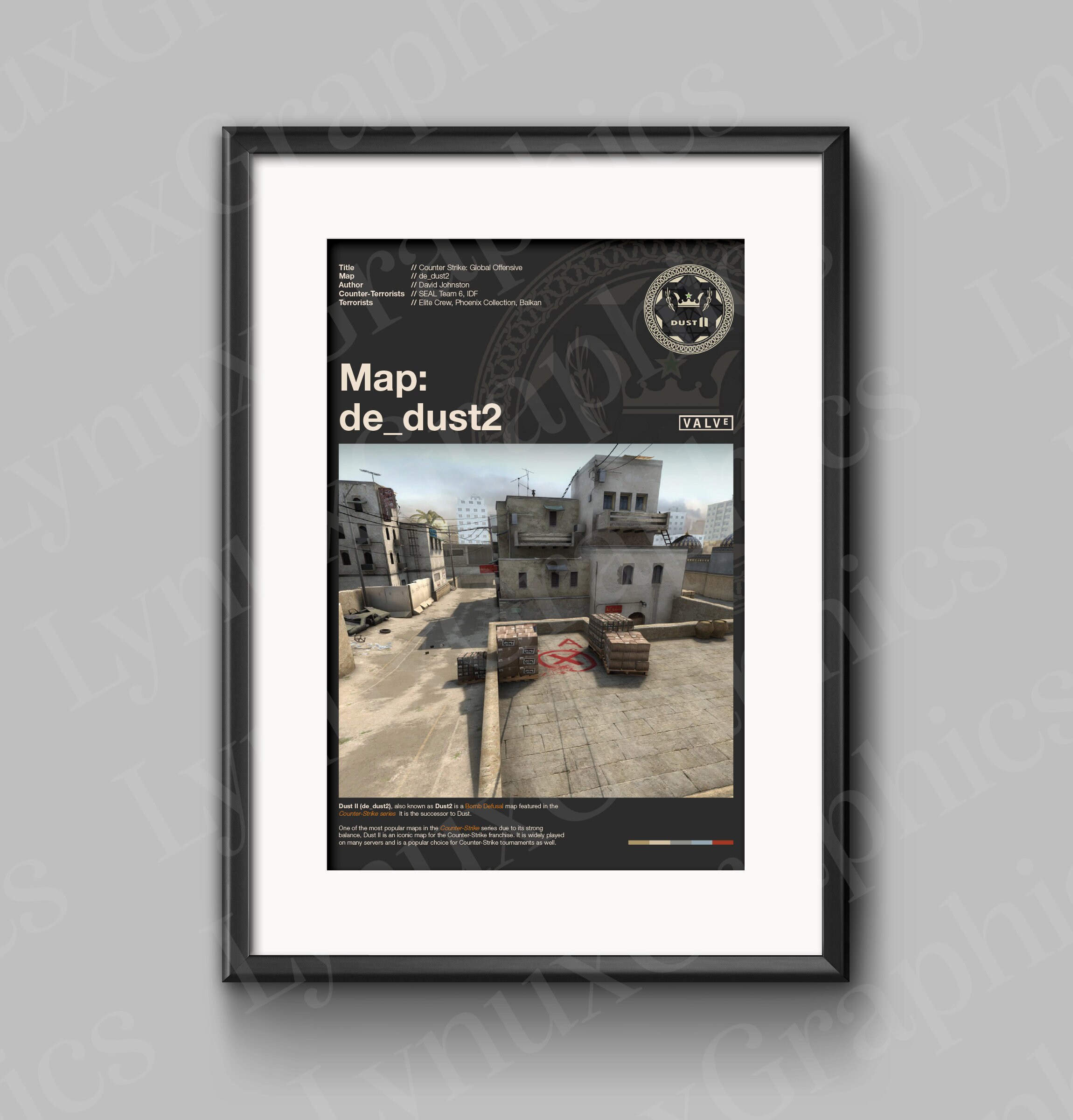 Counter Strike Poster Digital Download Gaming Gifts CSGO - Etsy