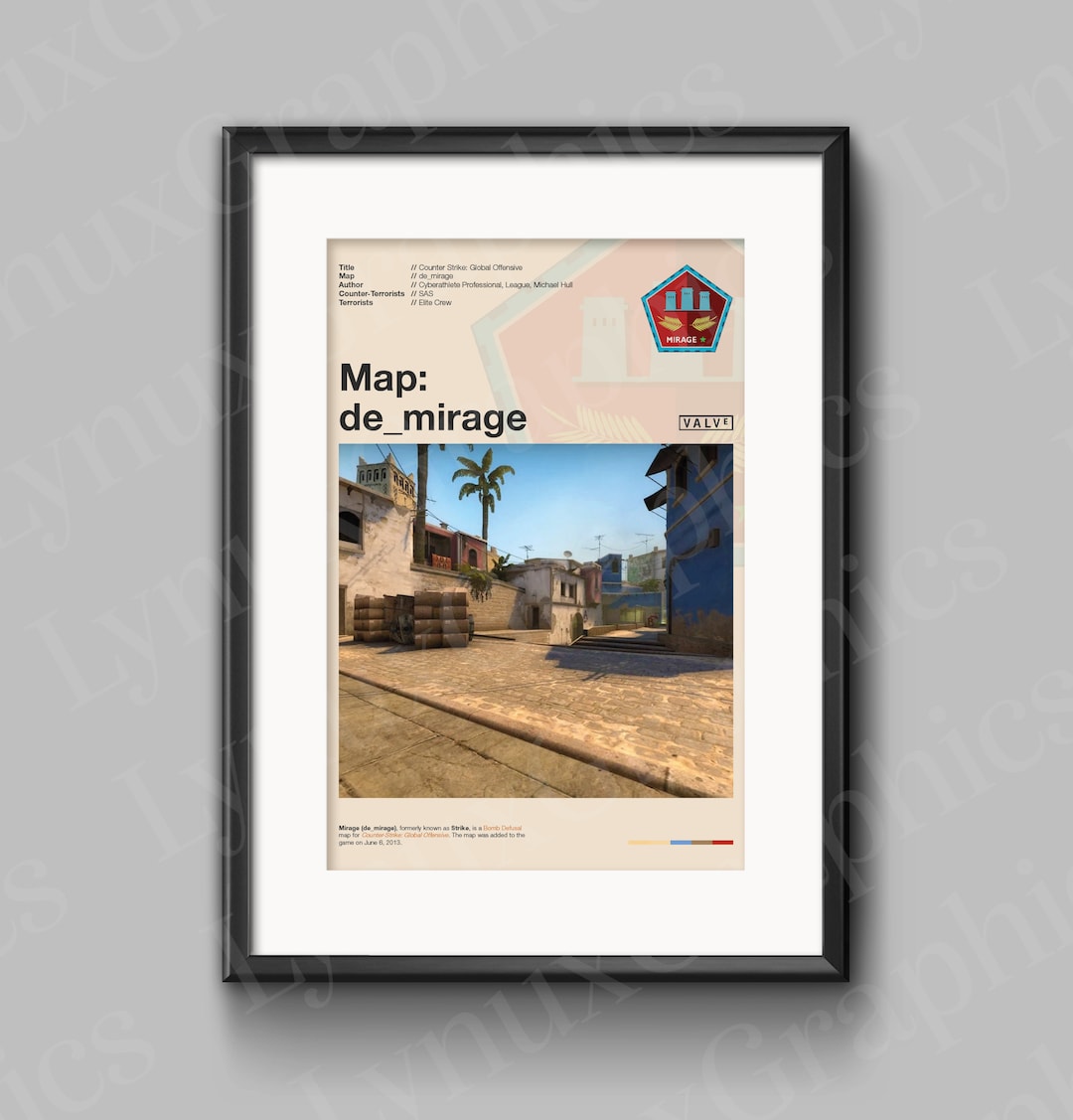 Counter Strike Poster, Digital Download Gaming Gifts, CSGO Poster ...