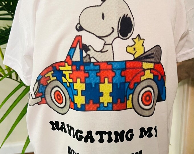 Snoopy Autism Toddler Tee - Etsy