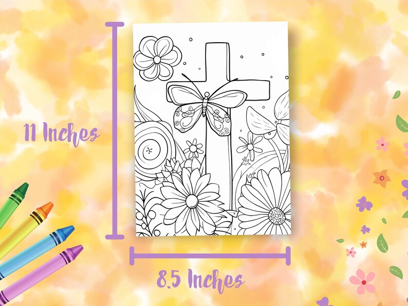Spring Christian Coloring Pages, Printable Christian Digital Coloring ...