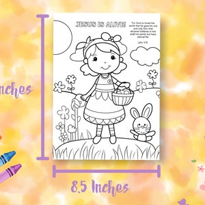 Christian Spring Coloring Page, Christian Digital Coloring Page, SVG ...