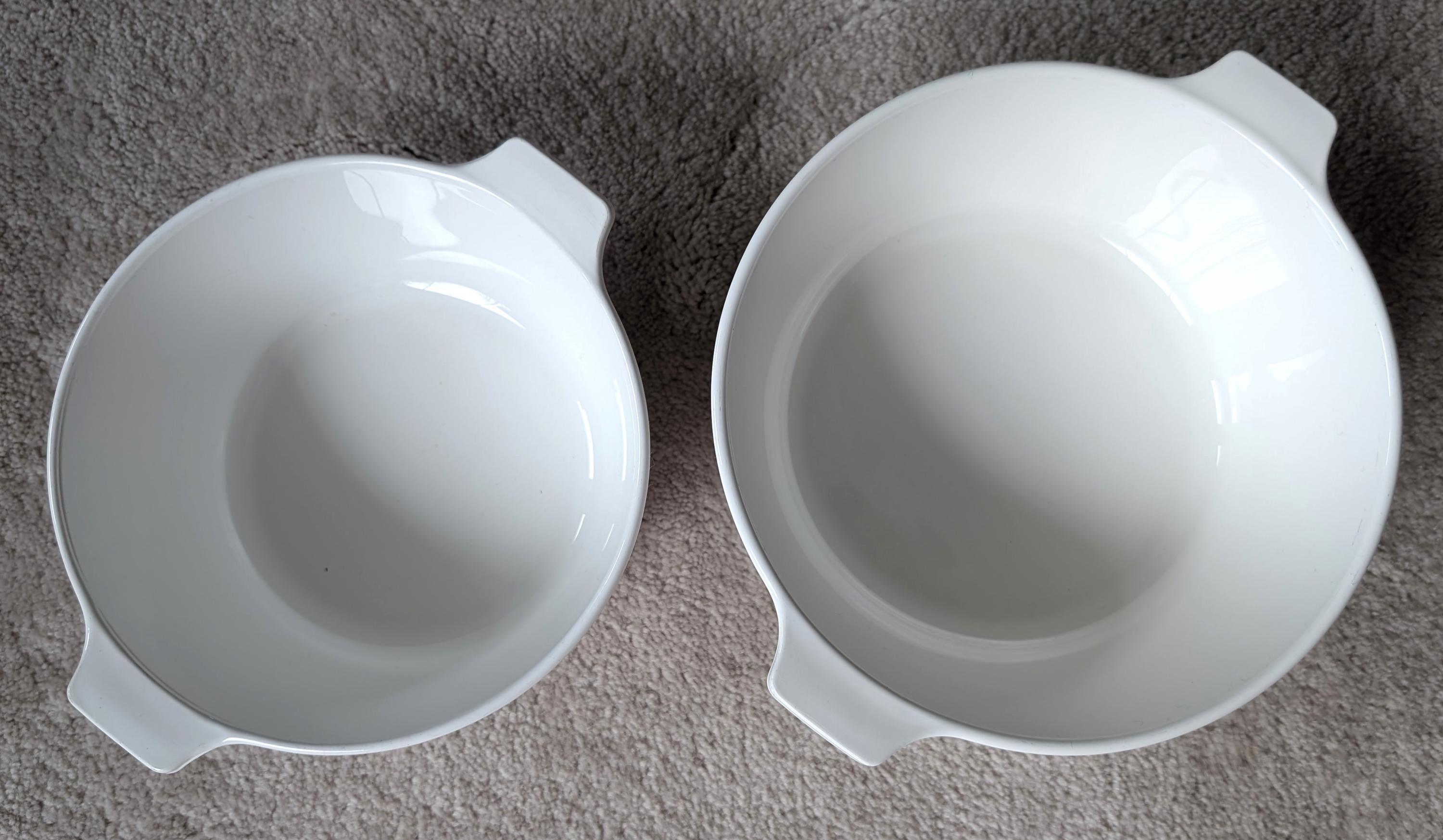 Corning Ware White Coupe Buffet Servers - Set of Two - Etsy