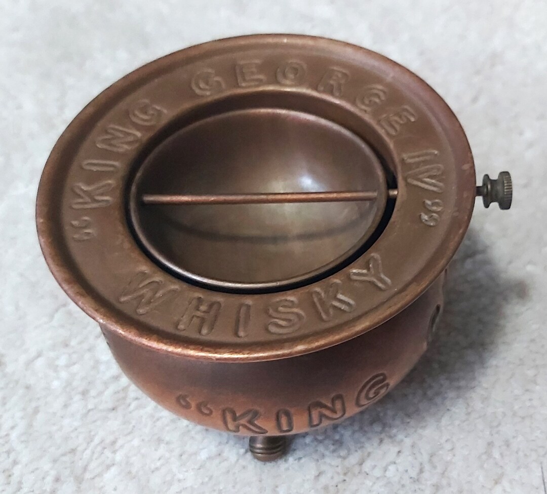 Vintage King George IV Whisky Copper Cauldron Advertising - Etsy