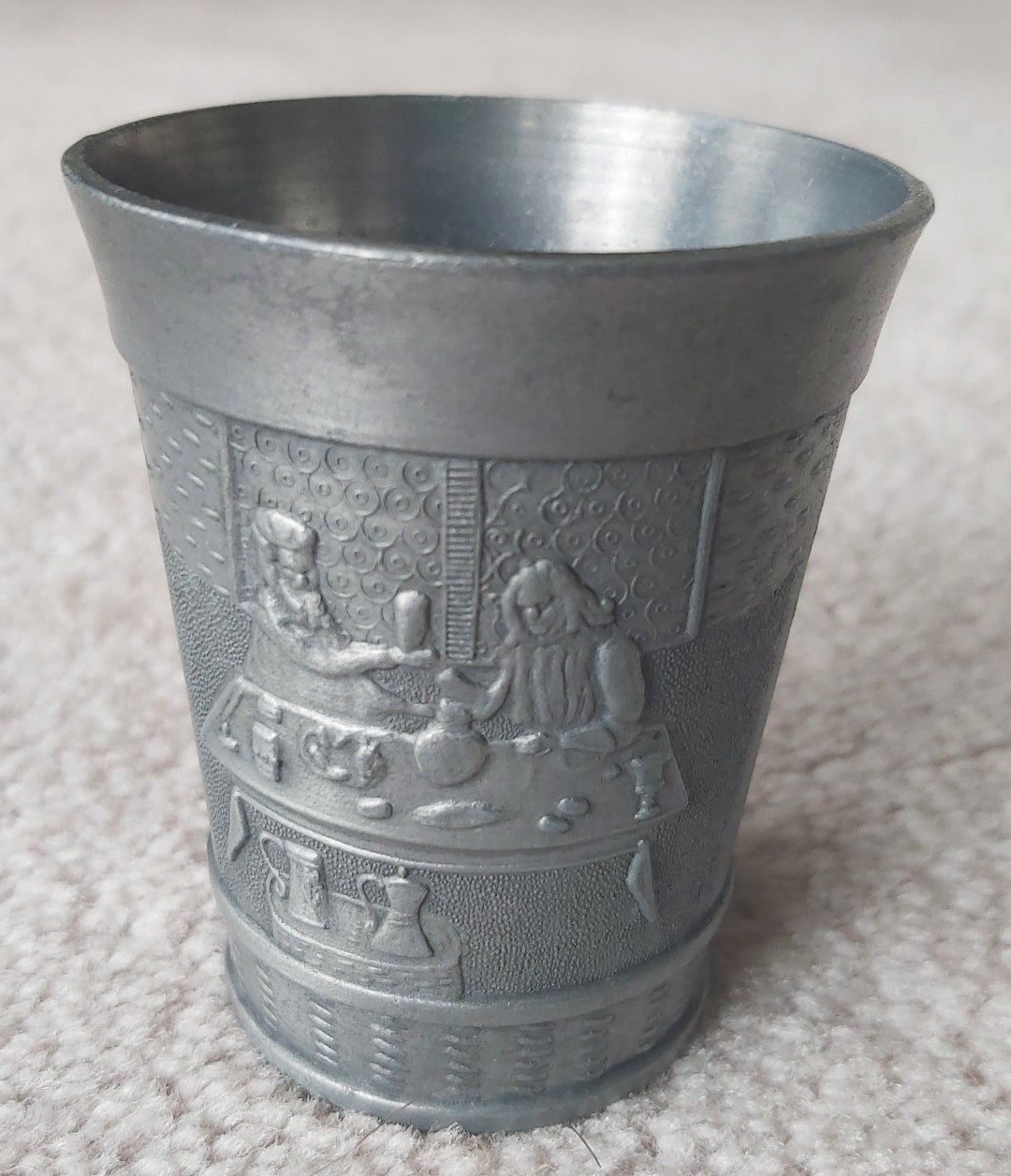 Vintage Pewter Cup - Etsy