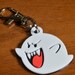 Super Mario Boo or King Boo Keychain/keyring Party Favor for Birthday ...