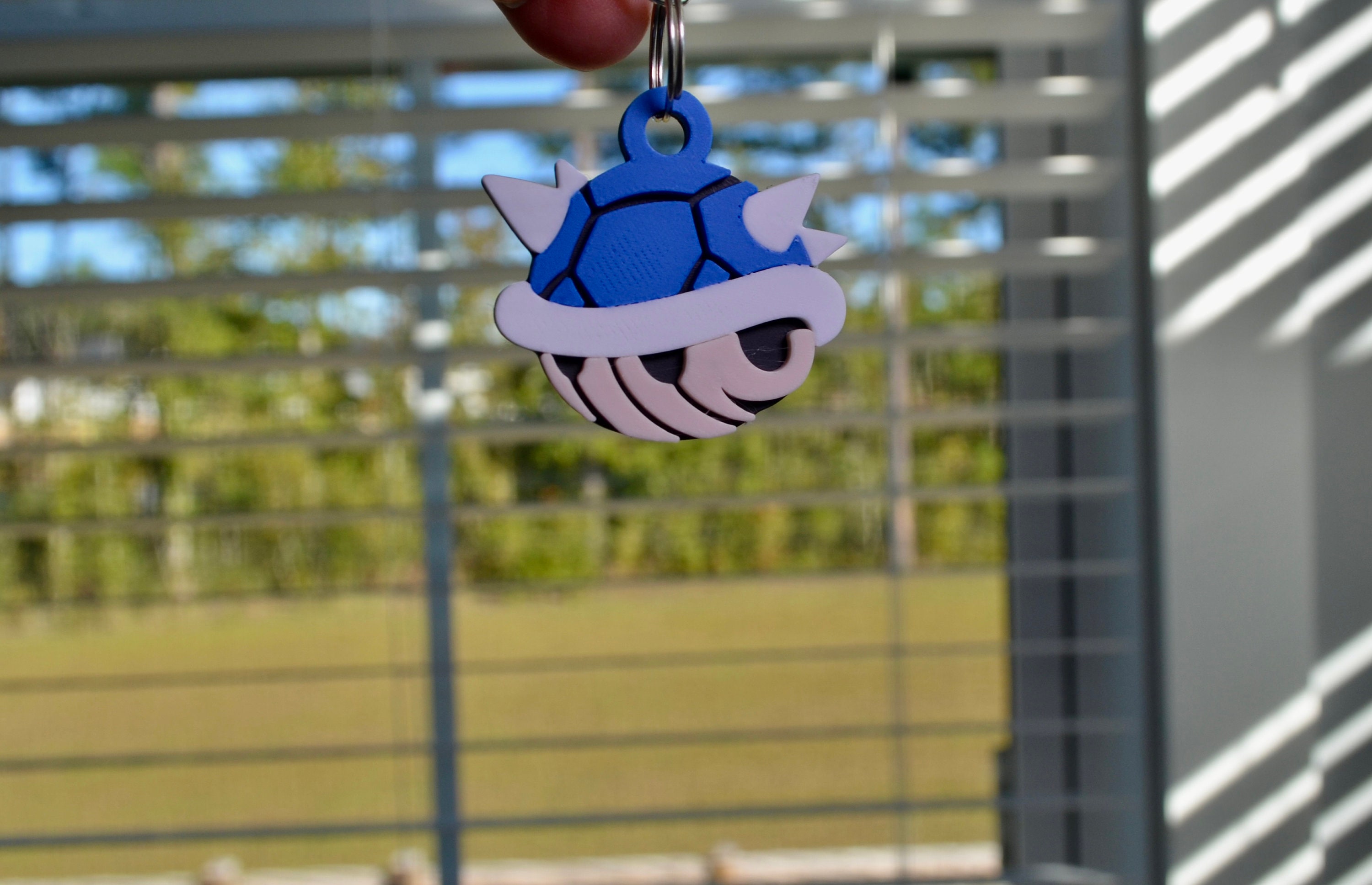 Super Mario Bros Blue Shell Keychain/keyring Party Favor for Birthday ...