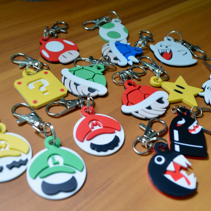 Super Mario Bros. Keychain - Etsy