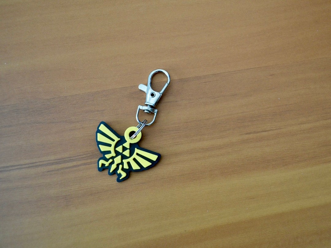 Zelda Triforce Seal Keychain/keyring - Party Favor for Birthday - Clip ...