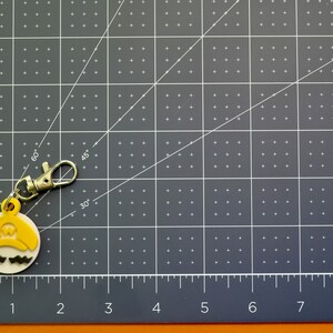 Super Mario Bros Yellow Wario Mustache Keychain/keyring - Party Favor ...