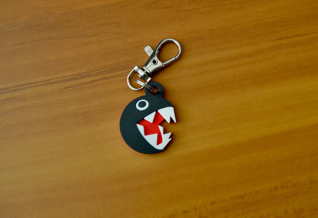 Super Mario Bros Chomp Keychain/keyring - Party Favor for Birthday ...