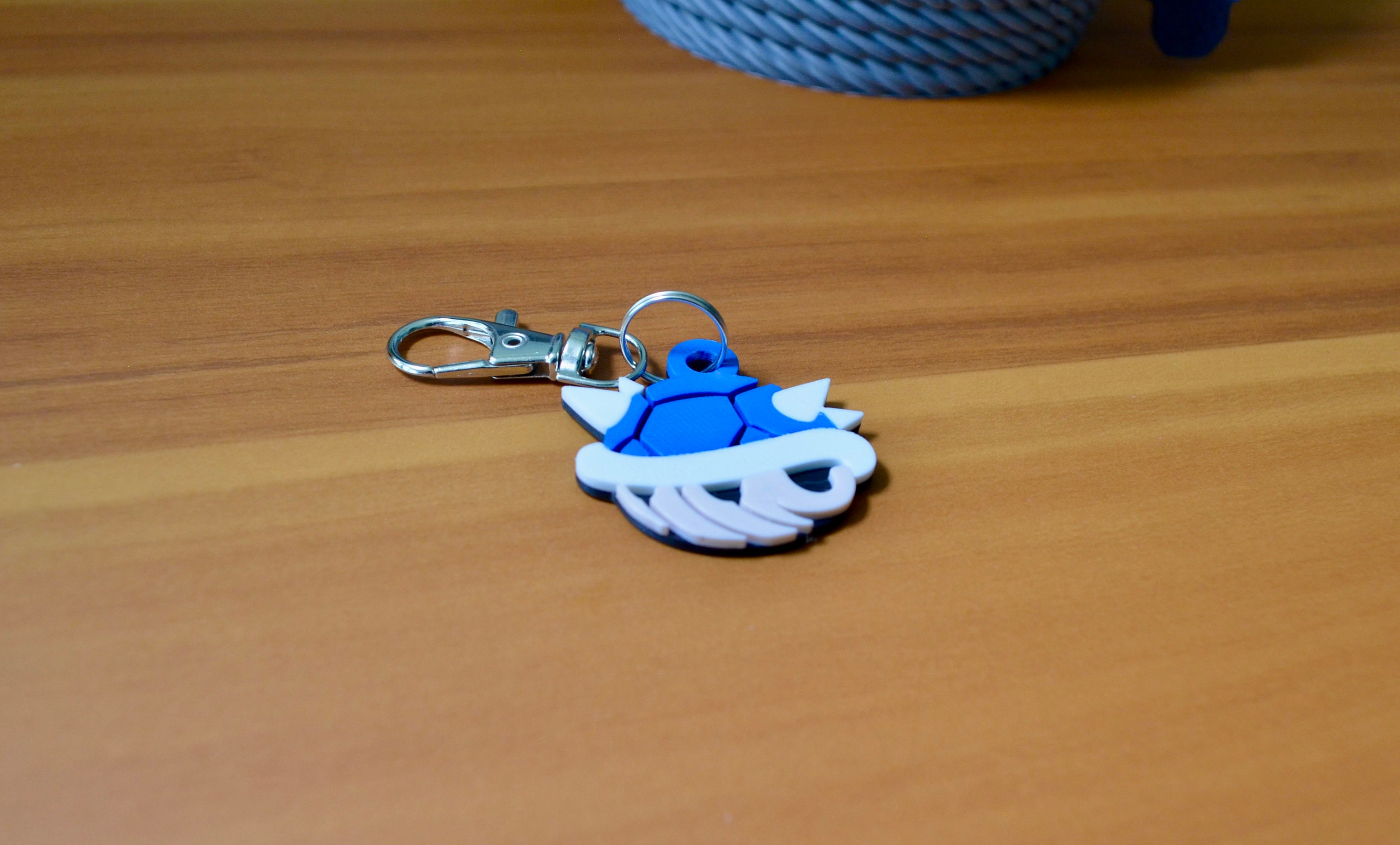 Super Mario Bros Blue Shell Keychain/keyring Party Favor for - Etsy
