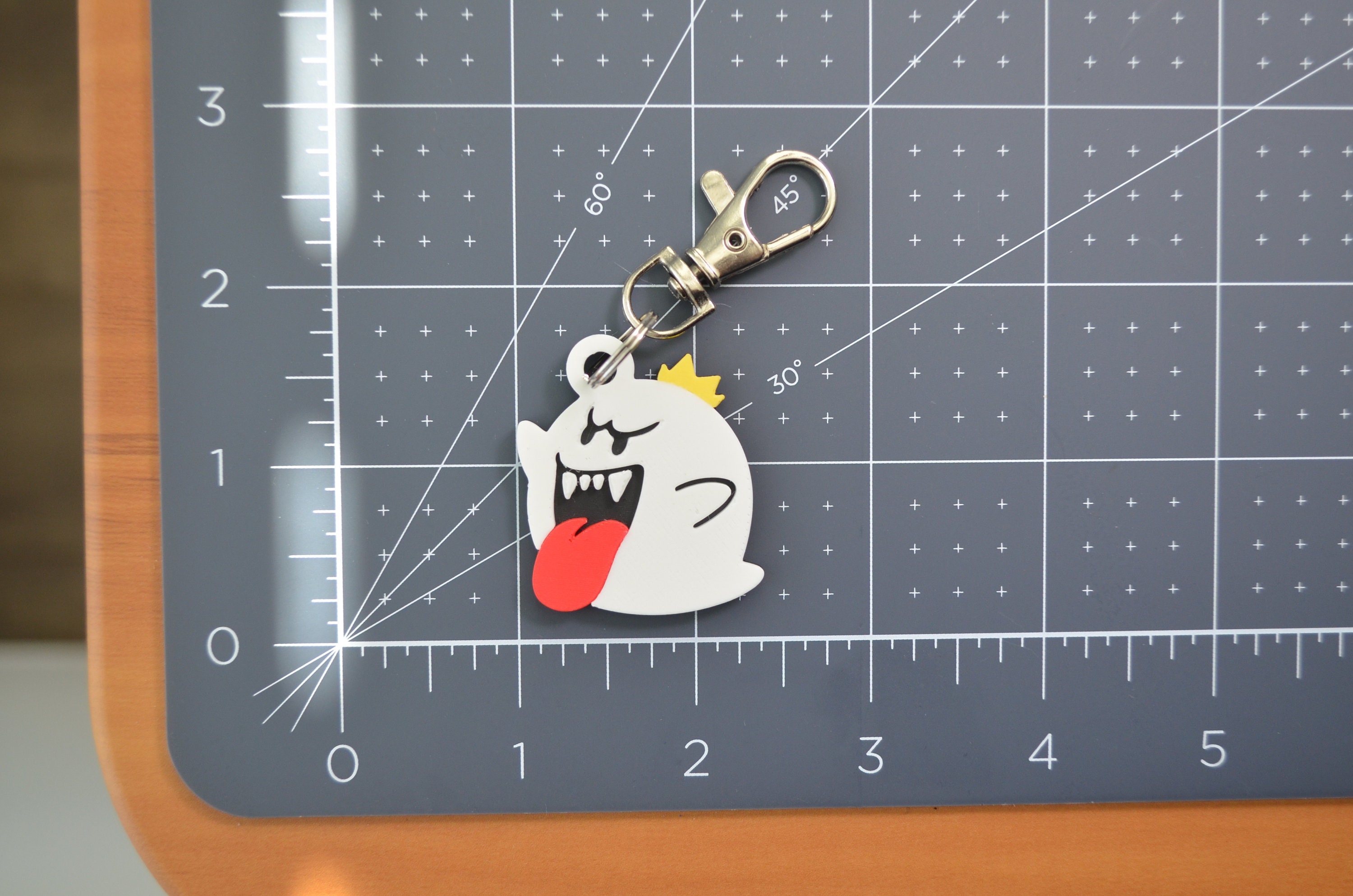 Super Mario Boo or King Boo Keychain/keyring Party Favor for Birthday ...