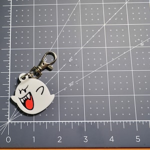 Super Mario Boo or King Boo Keychain/keyring - Party Favor for Birthday ...