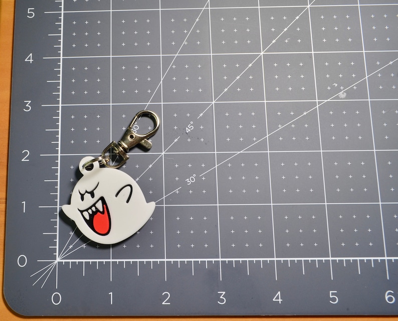 Super Mario Boo or King Boo Keychain/keyring Party Favor for Birthday ...