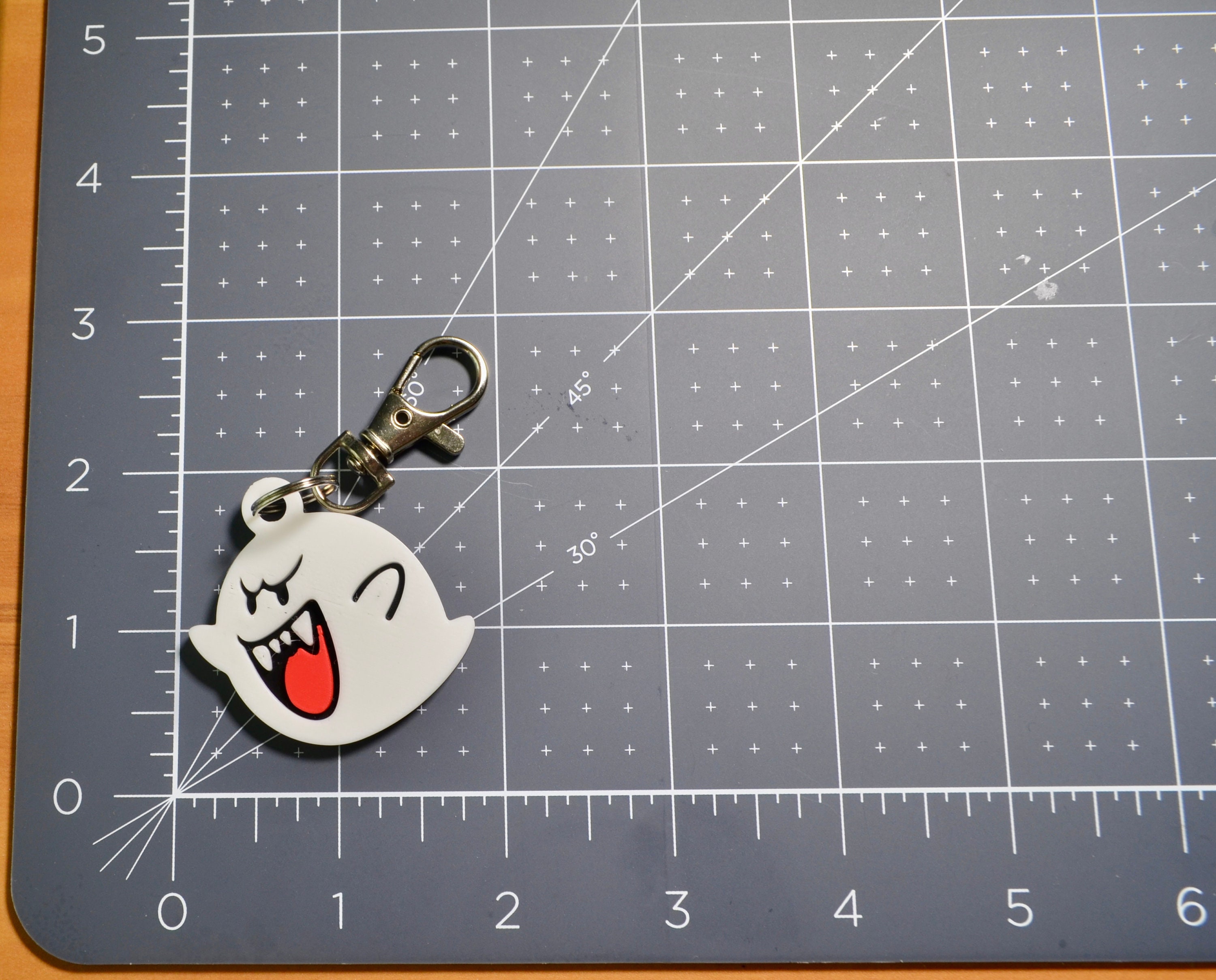 Super Mario Boo or King Boo Keychain/keyring Party Favor for Birthday ...