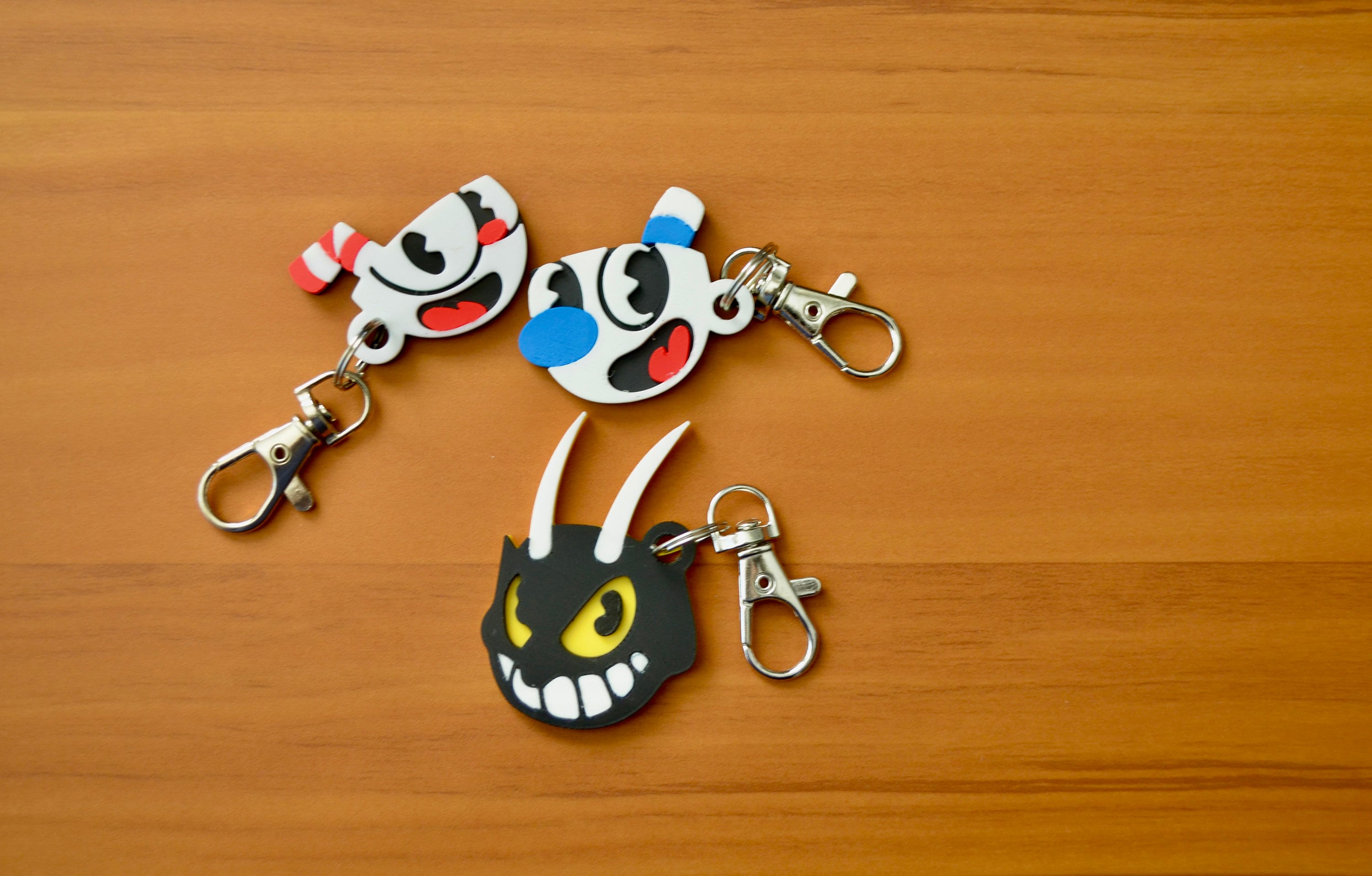 Cuphead Bundle of Keychains/keyrings Party Favors for - Etsy