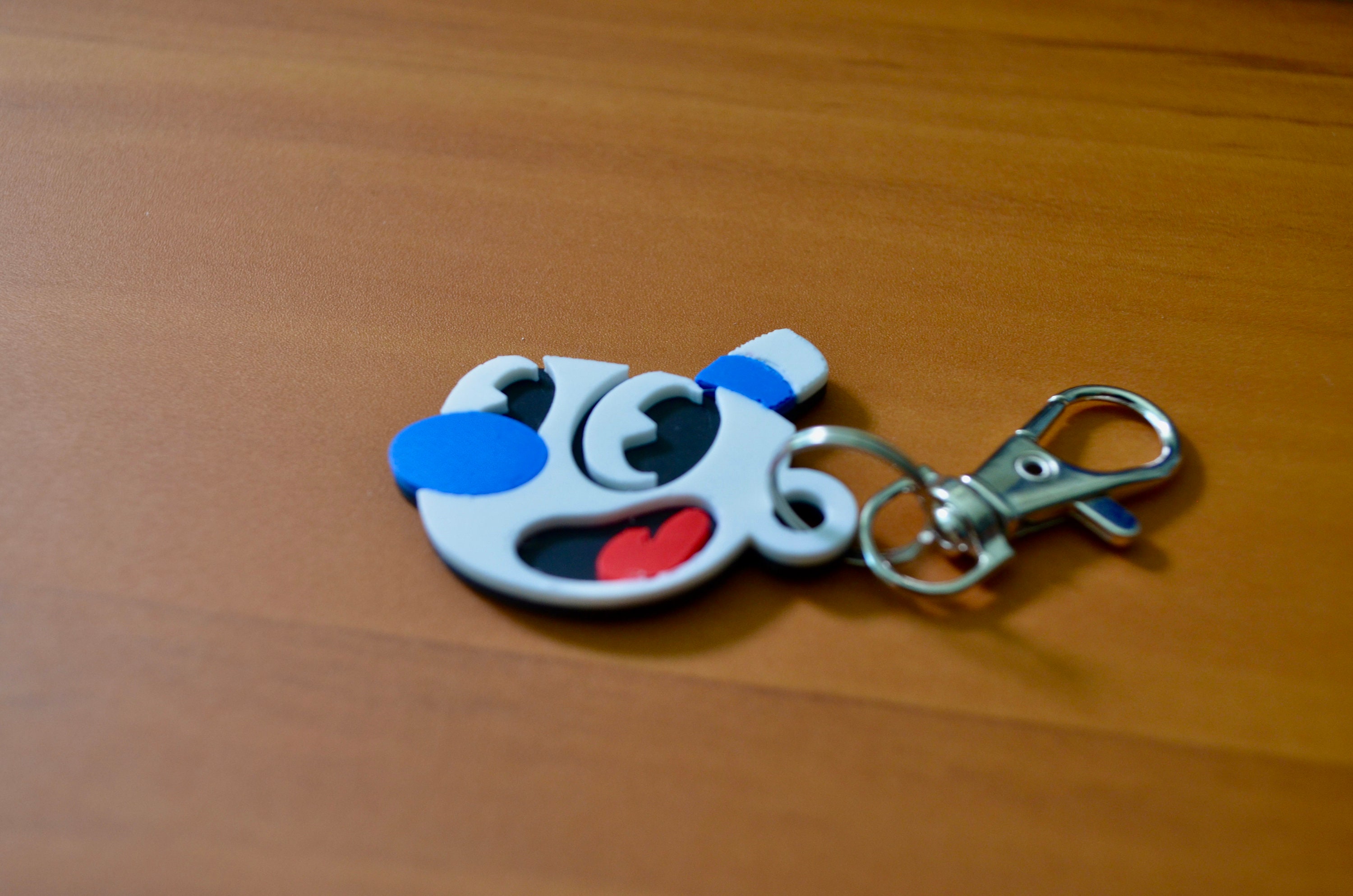 Cuphead Mugman Keychain/keyring Party Favor for Birthday Clip for Bag Gift for Gamer Free ...