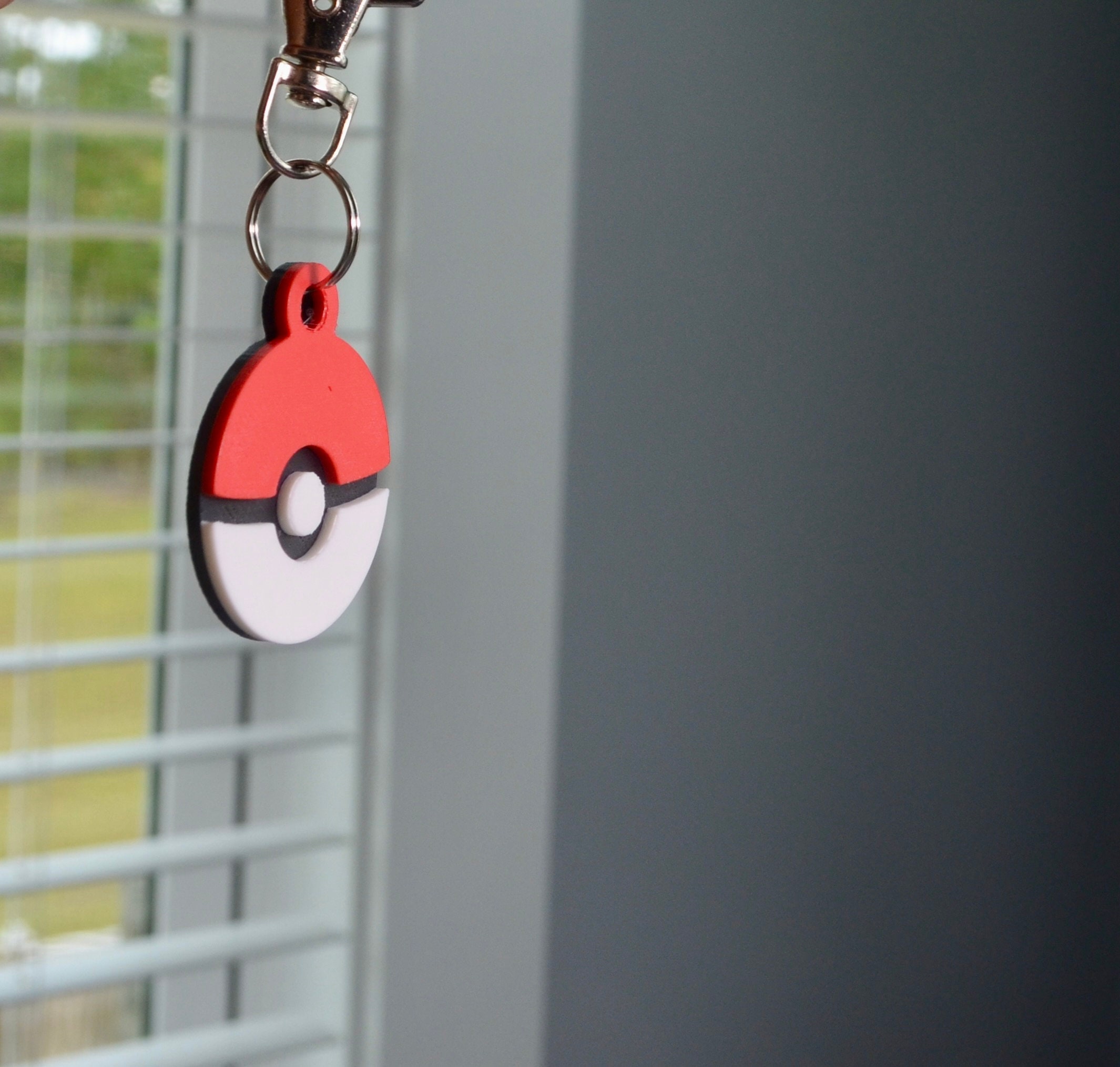 Pokemon Pokeball Keychain/keyring Party Favor for Birthday Clip for Bag ...