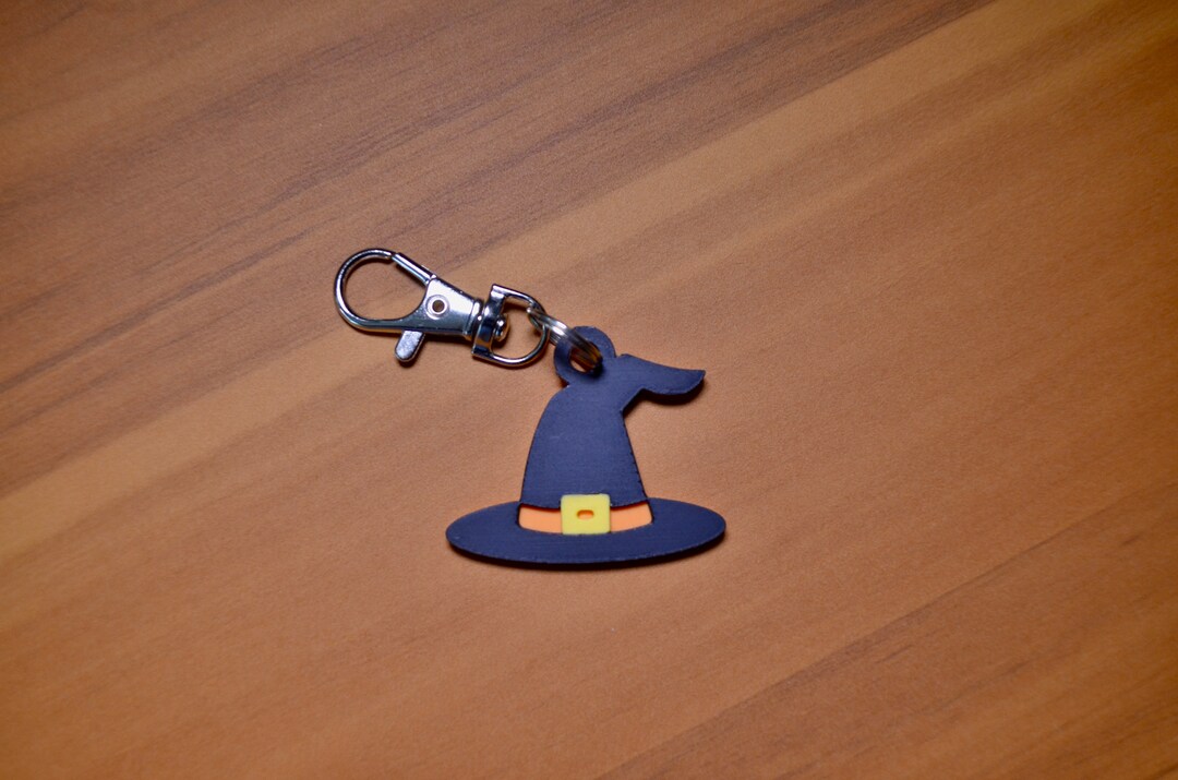 Witch Hat Keychain/keyring - Party Favor for Birthday - Clip for Bag ...