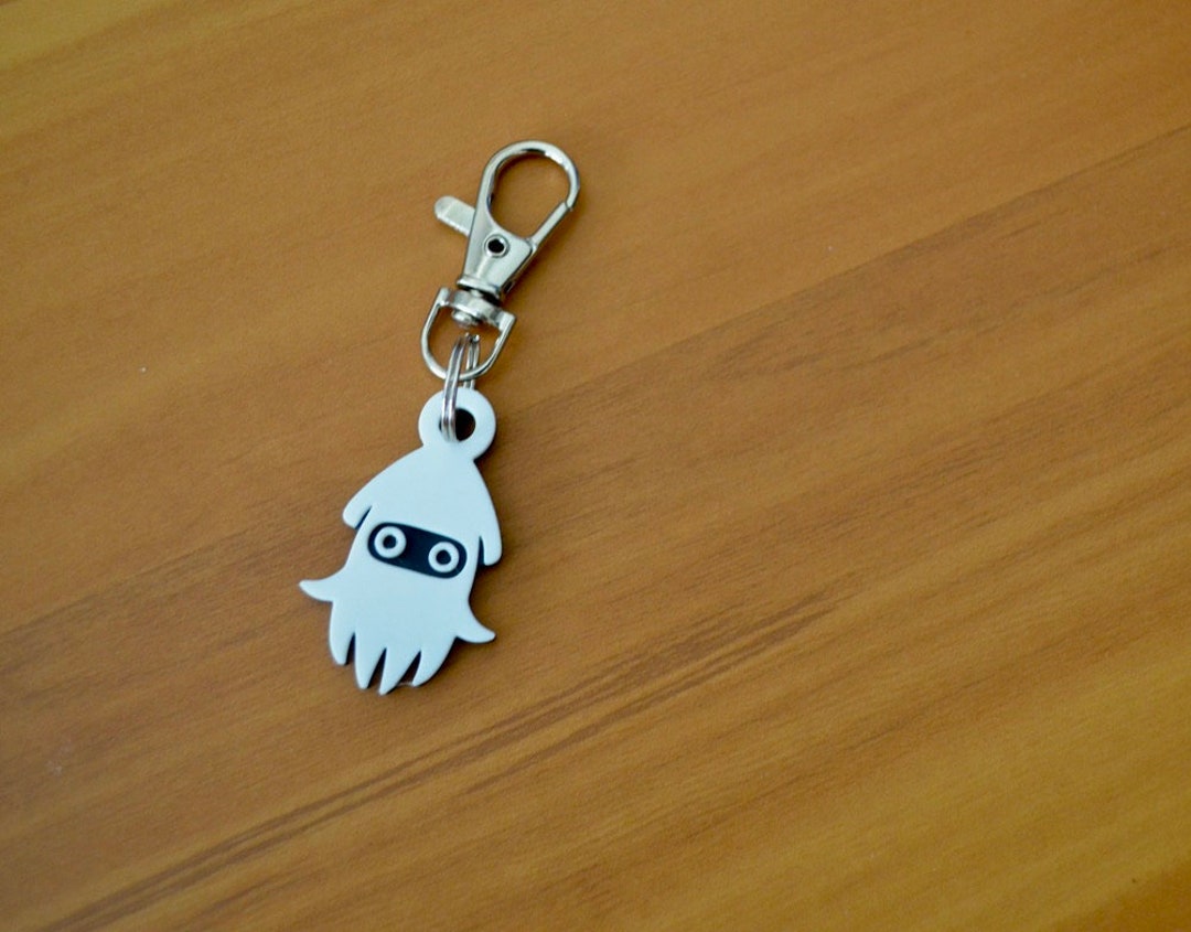 Super Mario Bros Blooper Keychain/keyring - Party Favor for Birthday ...