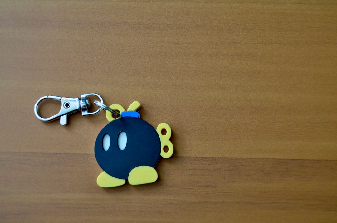 Super Mario Bros Bomb Keychain/keyring - Party Favor for Birthday ...