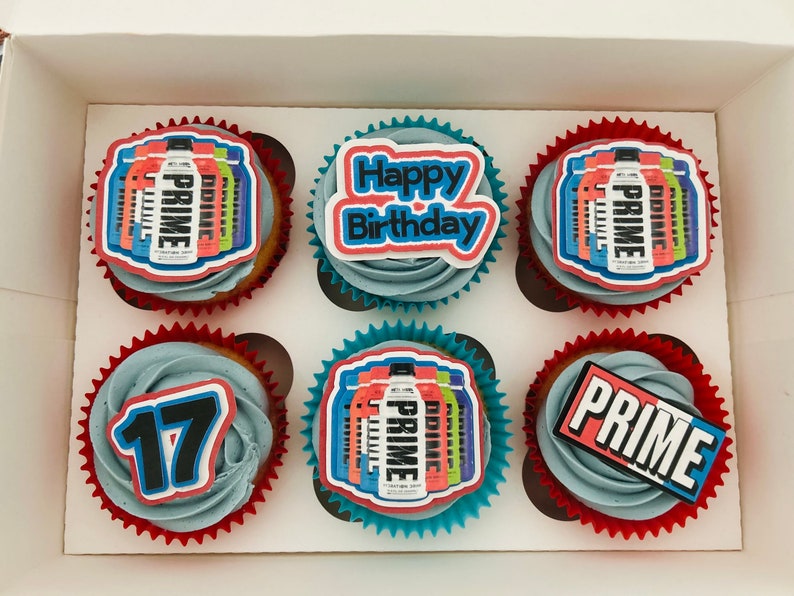 Prime Cup Cake Toppers - Etsy