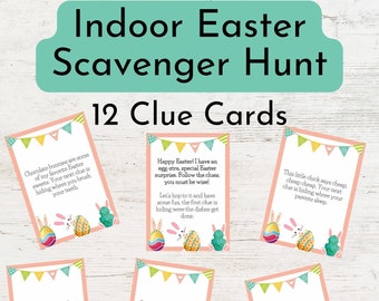 Easter Egg Scavenger Hunt Printables Instant Download Easter Egg Hunt ...