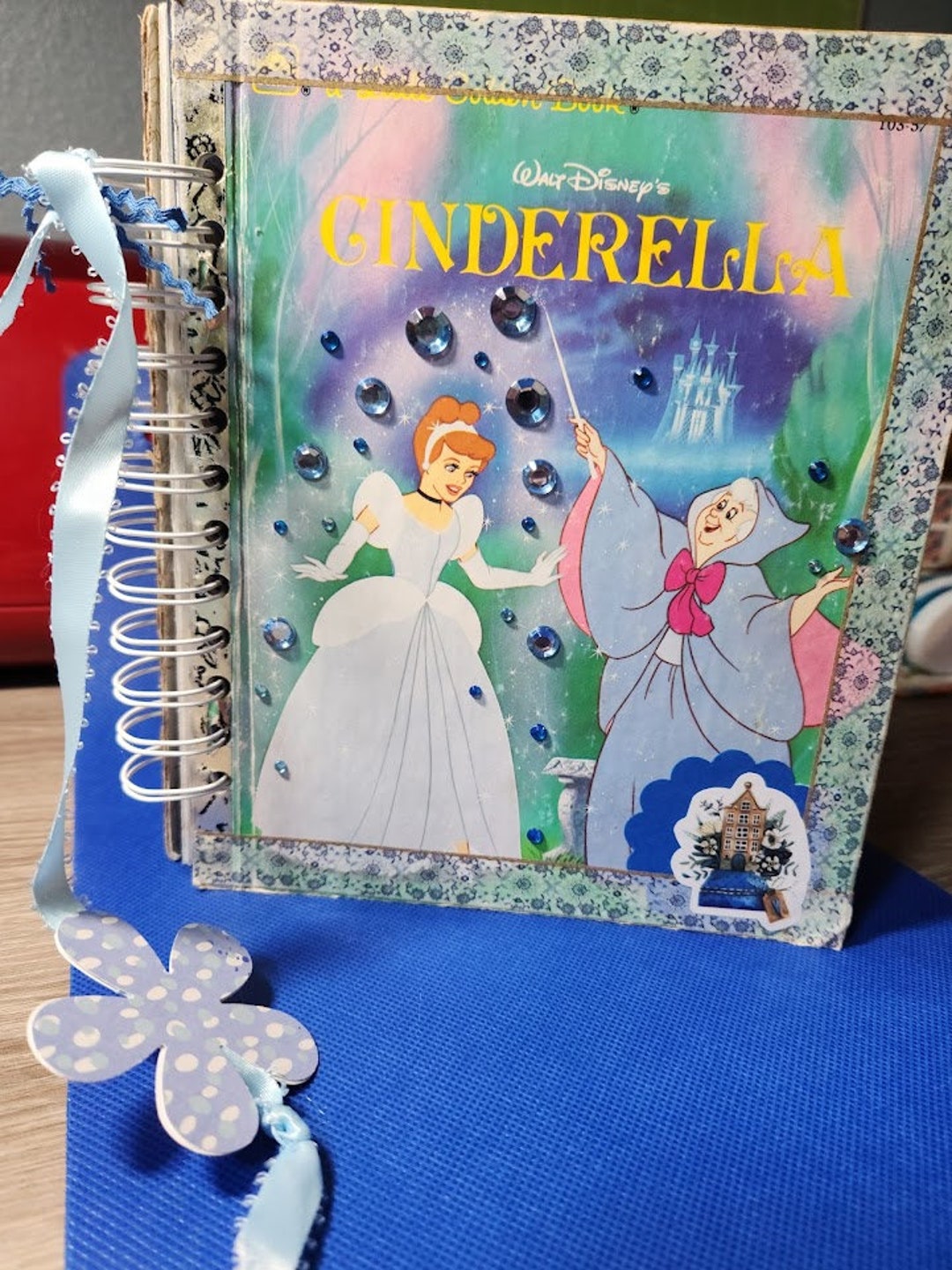 Cinderella Junk Journal, Handmade Junk, Journal, Disney Little Golden ...