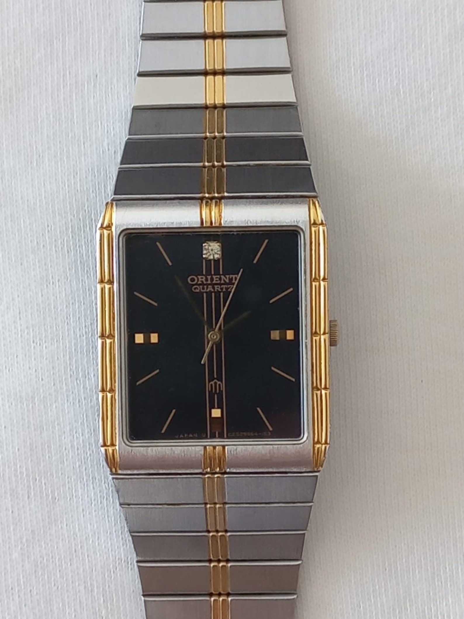 Orıent Vintage Quartz Gold Watch, Rare Find Casual Silver Wrist Watch ...