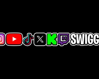 KICK Lower Thirds Overlay for Streamers Streaming Kick Twitter Tiktok ...