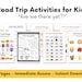 Travel Bingo Game Printable, Kids Road Trip Games Printable, Family ...