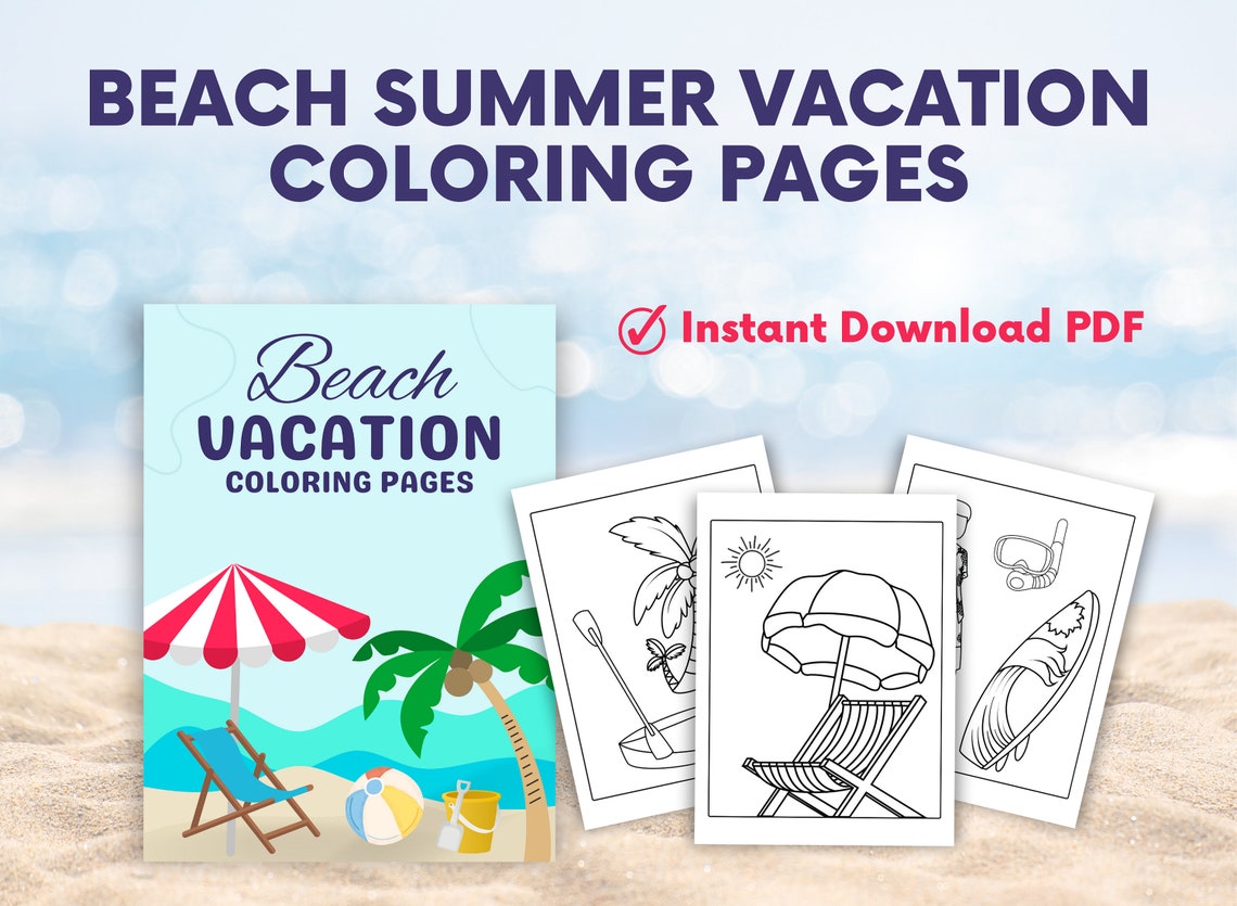 Printable Coloring Pages for Kids PDF, Spring Activity Printable ...