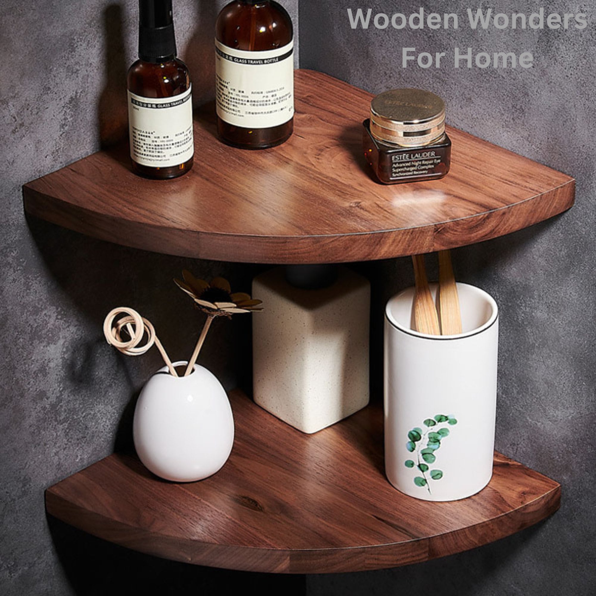 Corner Shelf, Bathroom Shelf Corner Floating Shelves Bathroom Shelf ...