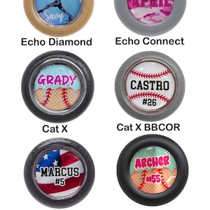 The Original Personalized 3D Bat Knob Decals: Level up Your Bat! - Etsy