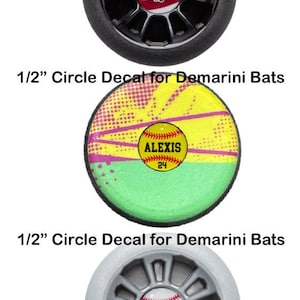 The Original Personalized 3D Bat Knob Decals: Level up Your Bat! - Etsy