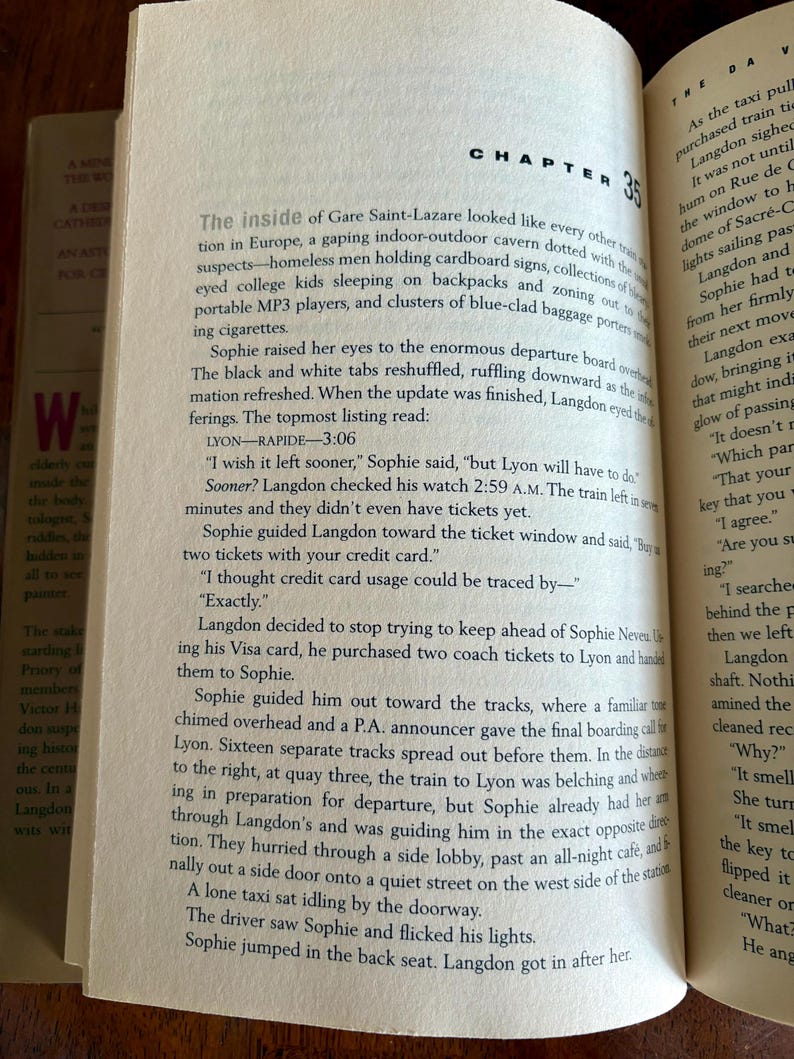 The Da Vinci Code By. Dan Brown First Edition With Errors - Etsy