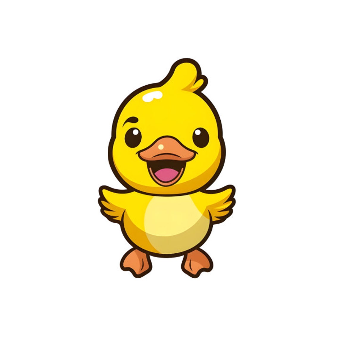 Duck, Duck Sticker, Animal Stickers, Cute Sticker, Cute Animal Stickers ...