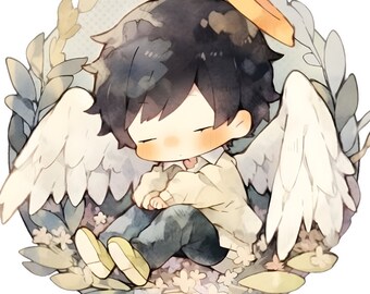 Cute Angel, Cute Angel Sticker, Adorable Sticker, Cute Sticker ...