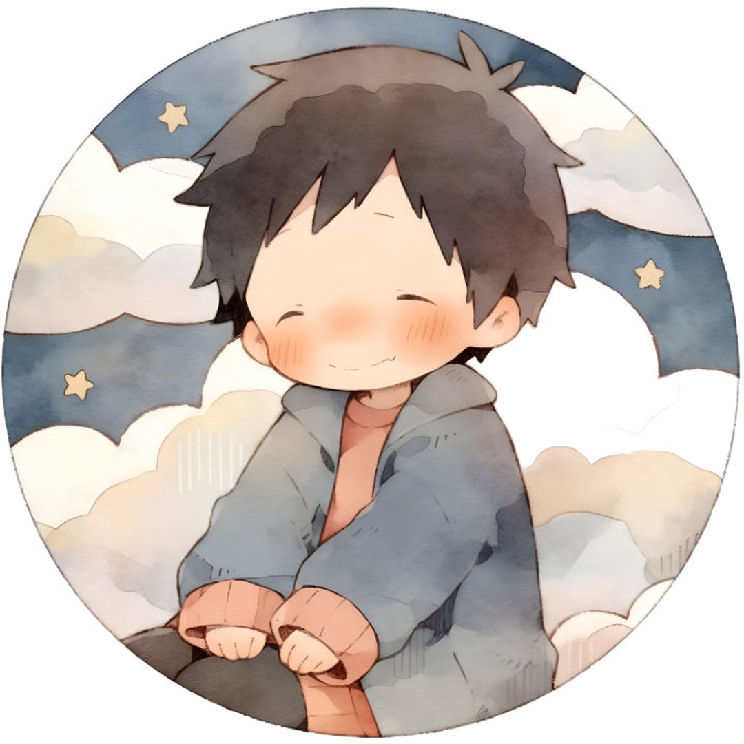 Cute Boy, Cute Boy Sticker, Adorable Sticker, Cute Sticker, Charming ...