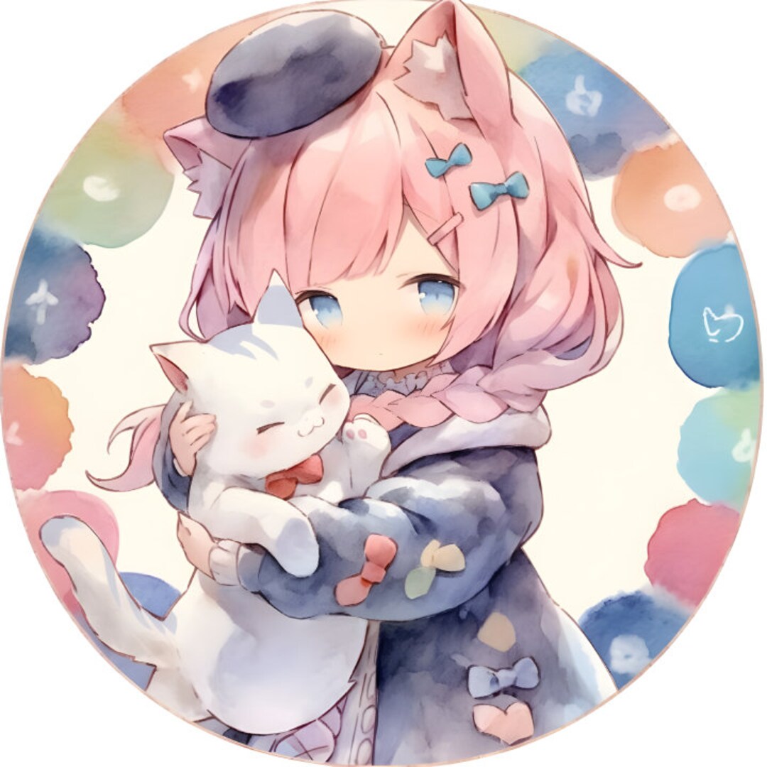 Cute Girl, Cute Girl Sticker, Adorable Sticker, Cute Sticker, Charming ...