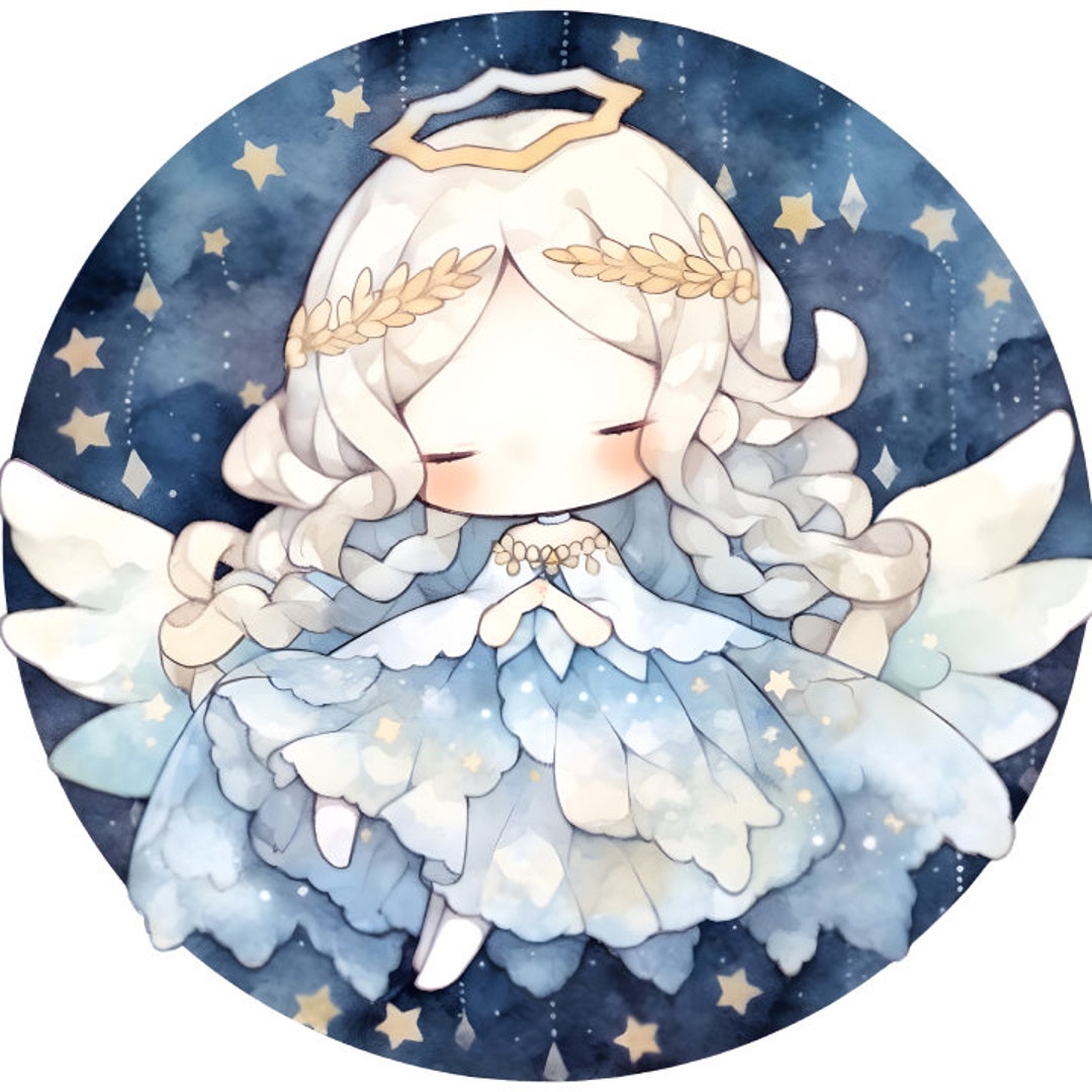 Cute Angel, Cute Angel Sticker, Adorable Sticker, Cute Sticker ...