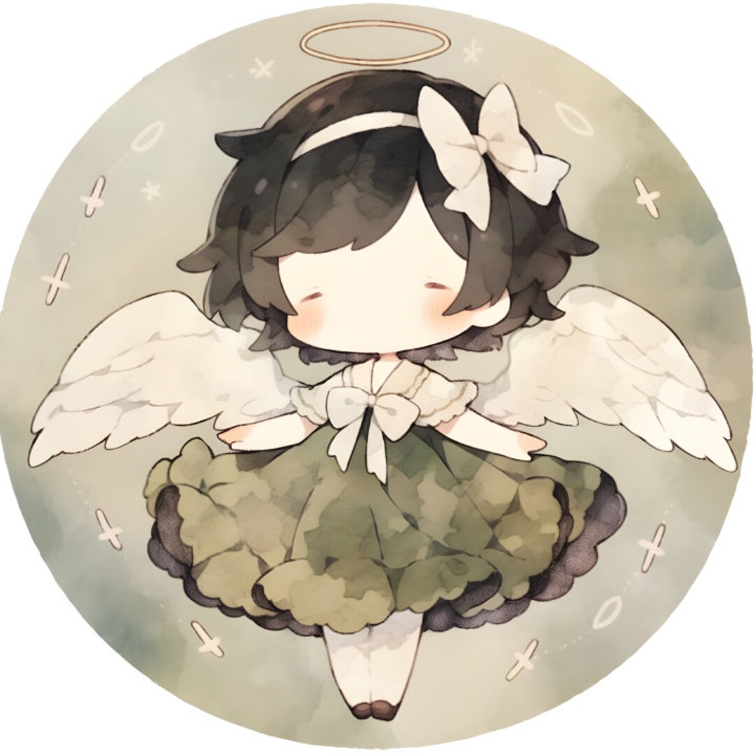 Cute Angel, Cute Angel Sticker, Adorable Sticker, Cute Sticker ...
