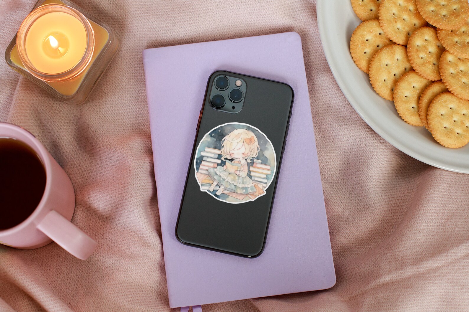 Cute Girl, Cute Girl Sticker, Adorable Sticker, Cute Sticker, Charming ...